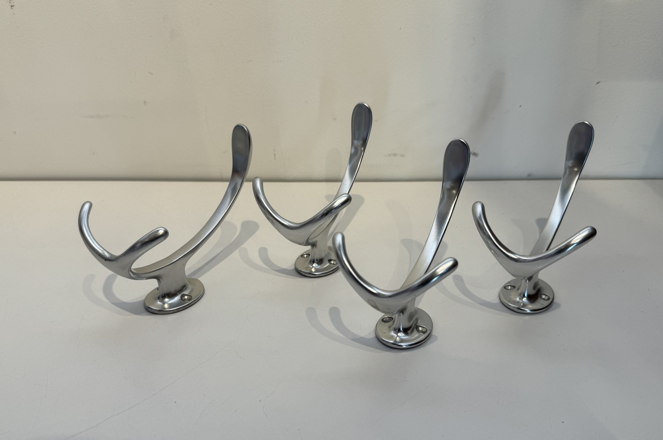 Vintage Coat Hook aluminum West Germany. - Kathedra