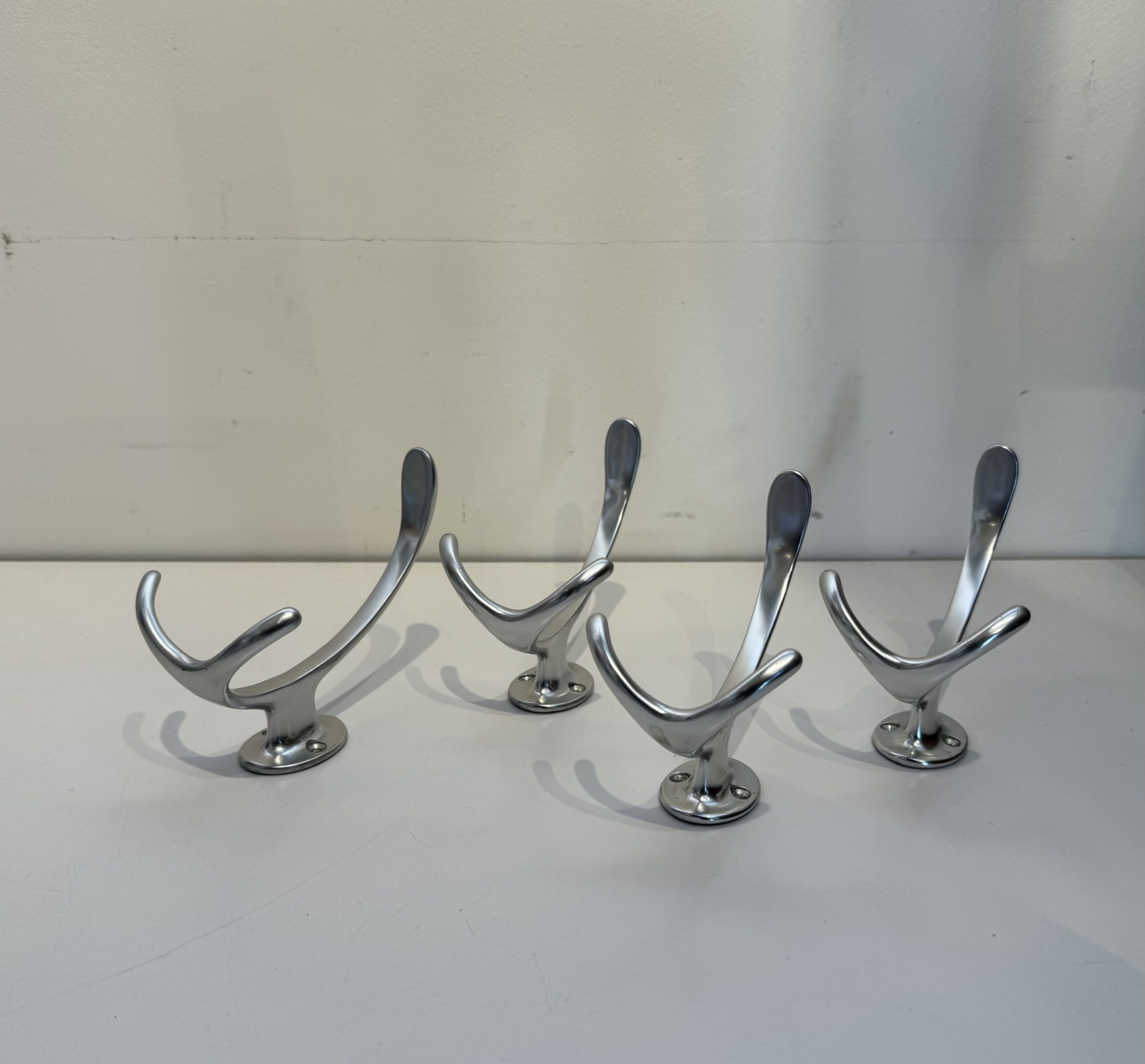 Vintage Coat Hook aluminum West Germany. - Kathedra